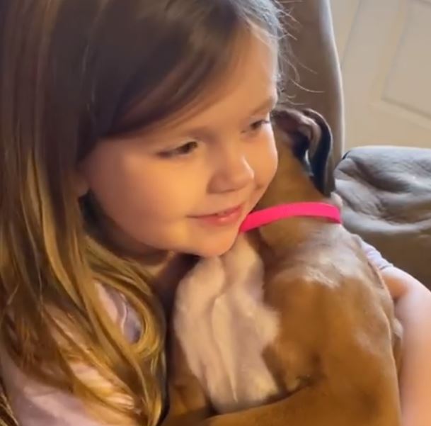 Little Girl Sings Puppy To Sleep With Sweet Lullaby