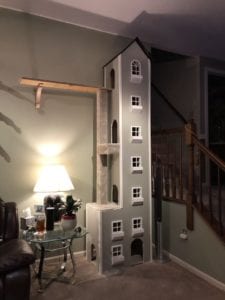 Man builds coolest tower ever for his cats