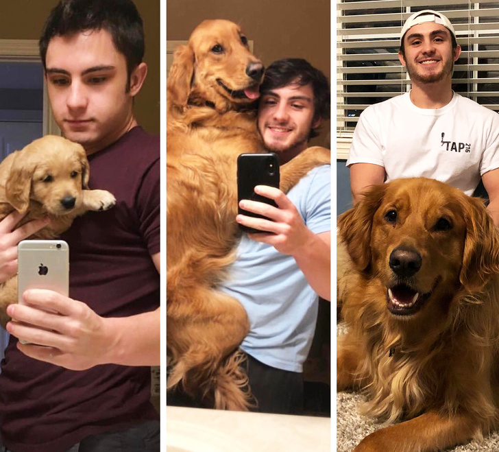 40+ People Who Grew Up Side-By-Side With Their Pets