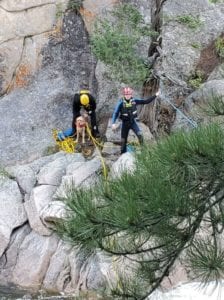 Missing Dog Saved From Towering 20-Foot Cliff Above Creek