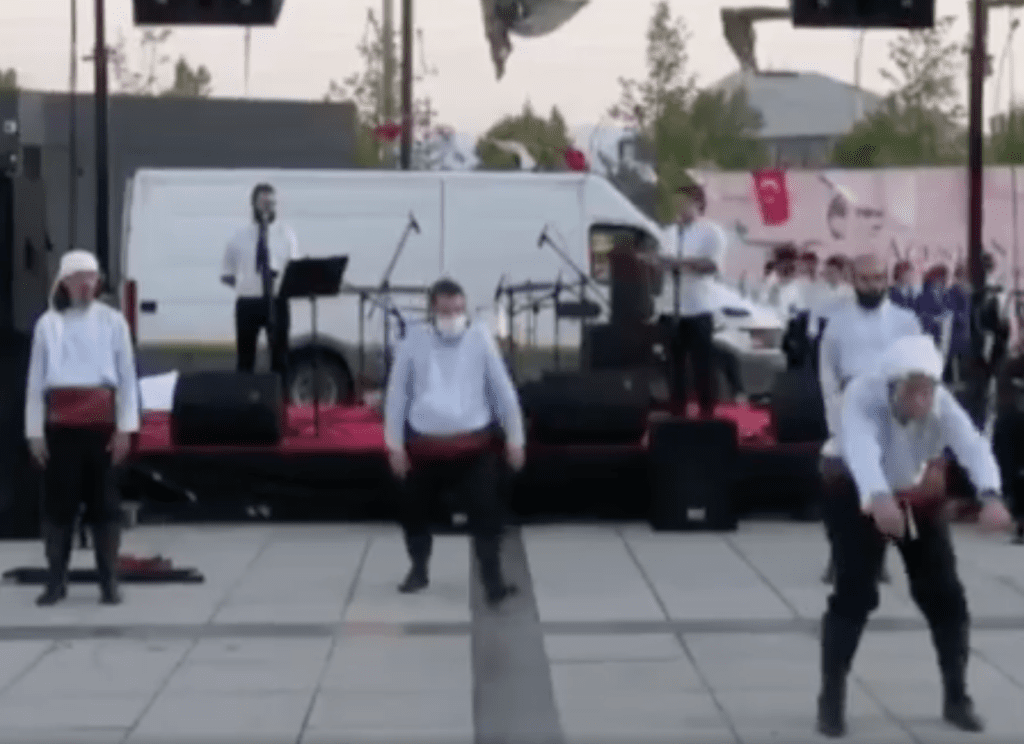 Stray dog stops performance to rescue actor pretending to be injured