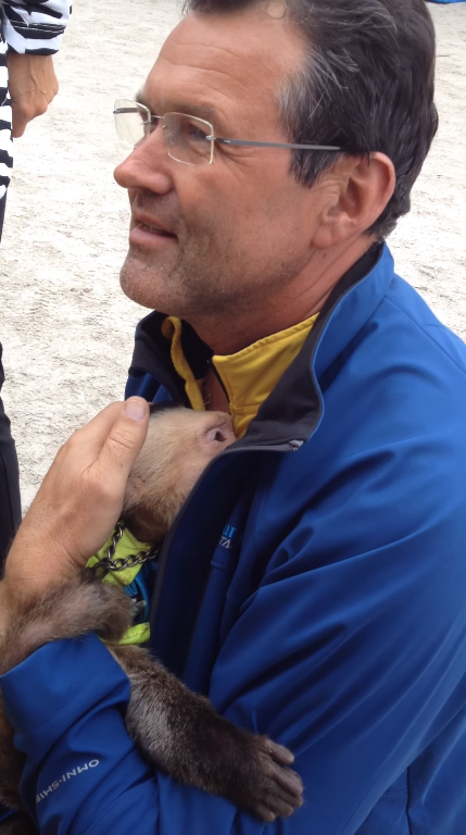 Circus monkey cries out with joy when he reunites with the human who ...