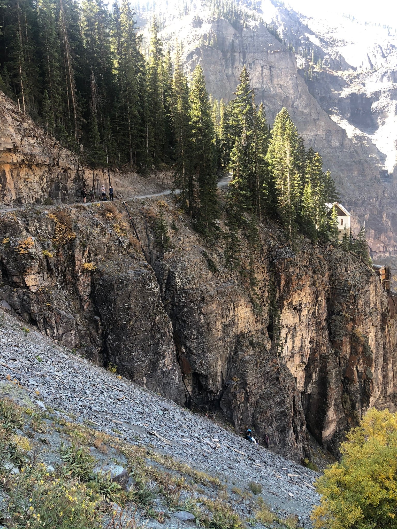 Brave hiker risks her life to save stranded, terrified puppy
