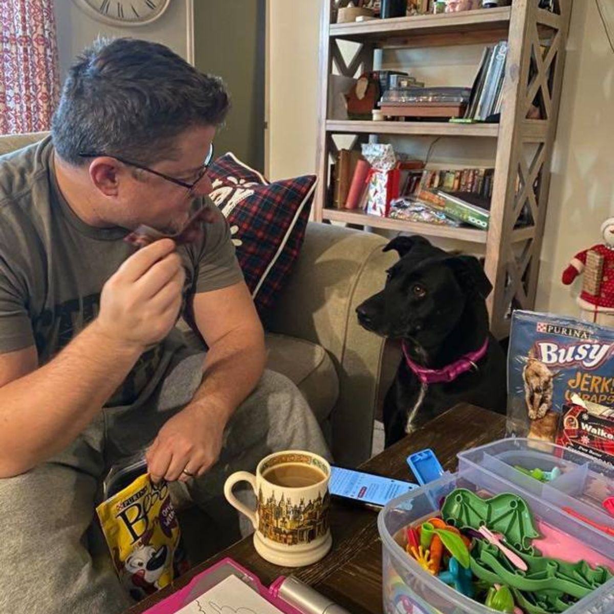 Courageous dog takes on knife-wielding intruder to save her family