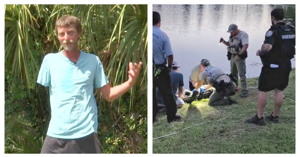 Man recounts harrowing moment he lost his arm to an alligator followed ...