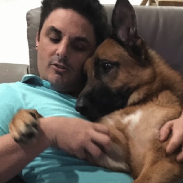 Woman brings home sweet dog and instantly becomes ‘third wheel’