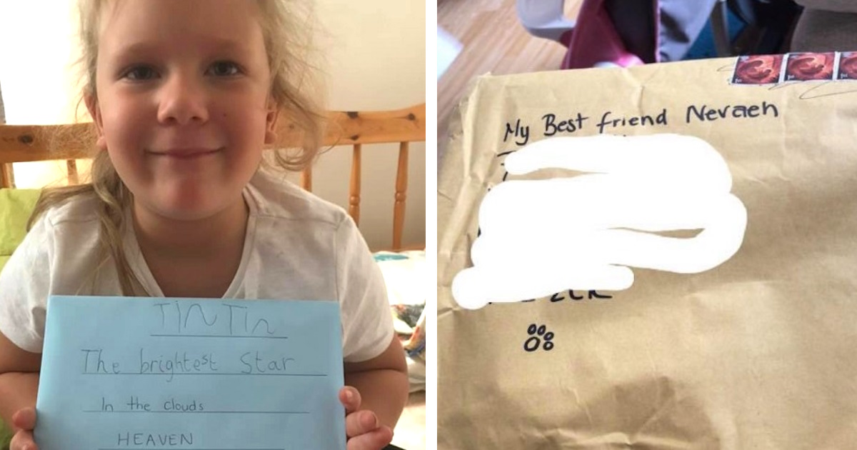 Mom helps daughter send letter to cat in Heaven then finds package from ...