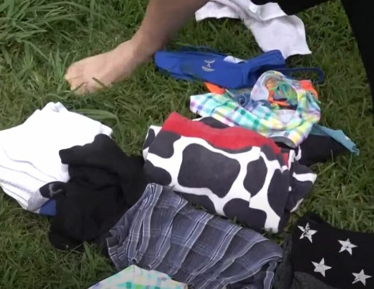 Couple catches hilarious ‘culprit’ after strange clothing keep showing ...