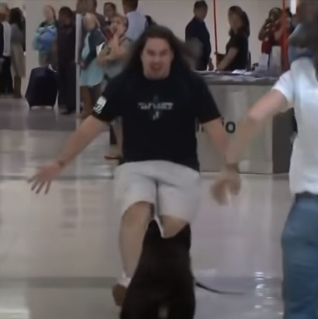 After 3 years apart ex-marine is reunited with K9 he trained and shared ...