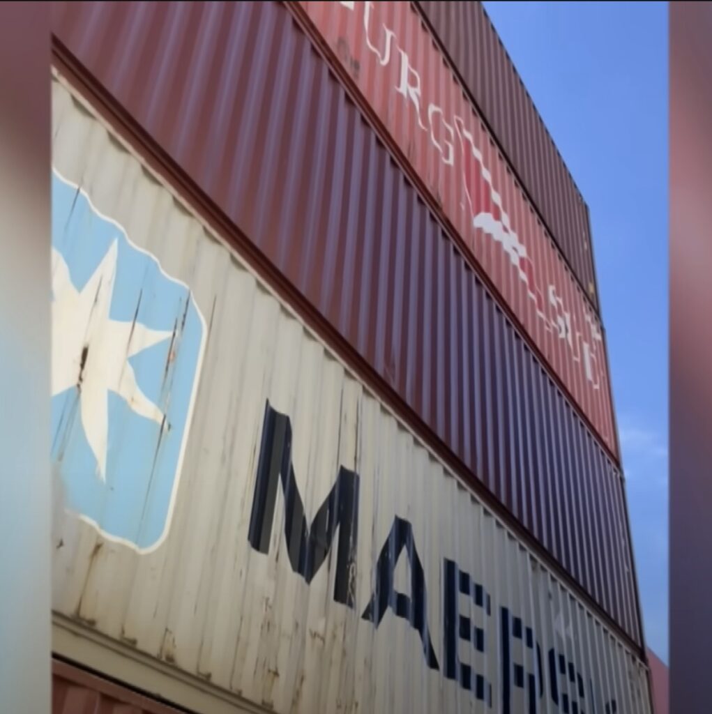 Coast Guard workers hear strange noises coming from shipping container ...